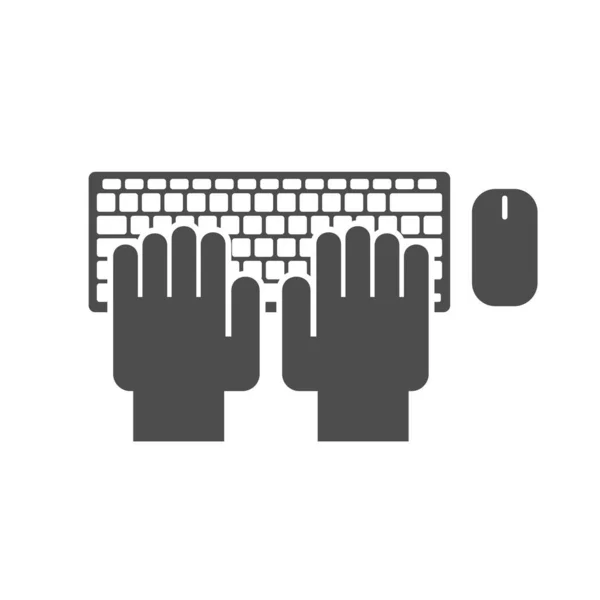 Typing Hands Icon