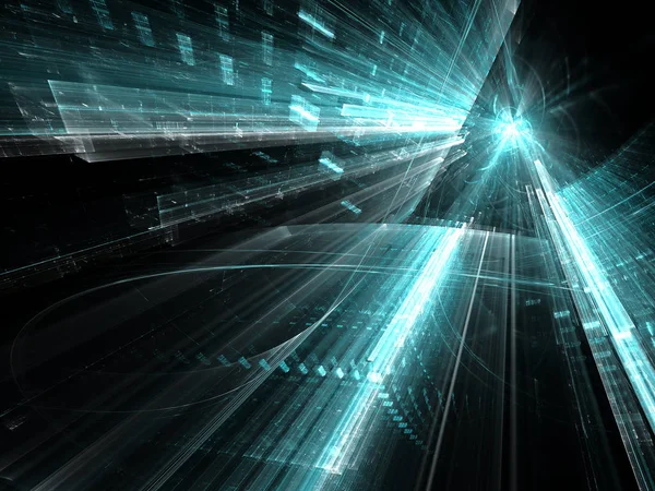 Abstract blurred tech background - digitally generated image — Stock ...