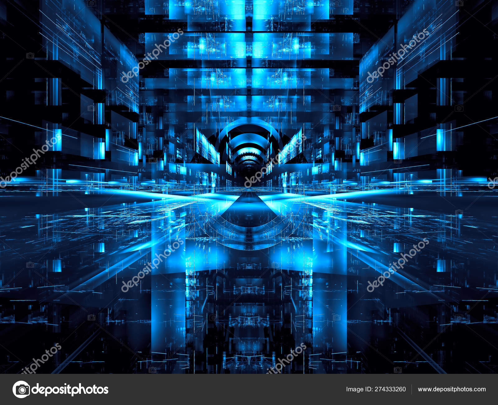 Virtual reality background - abstract digitally generated image — Stock ...