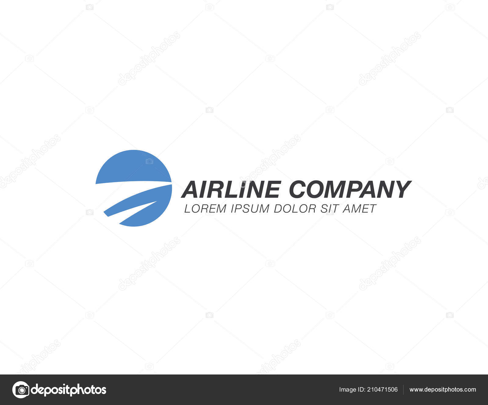 Airlines Logo Template Design Vector Illustration Stock Vector by ©Igor ...