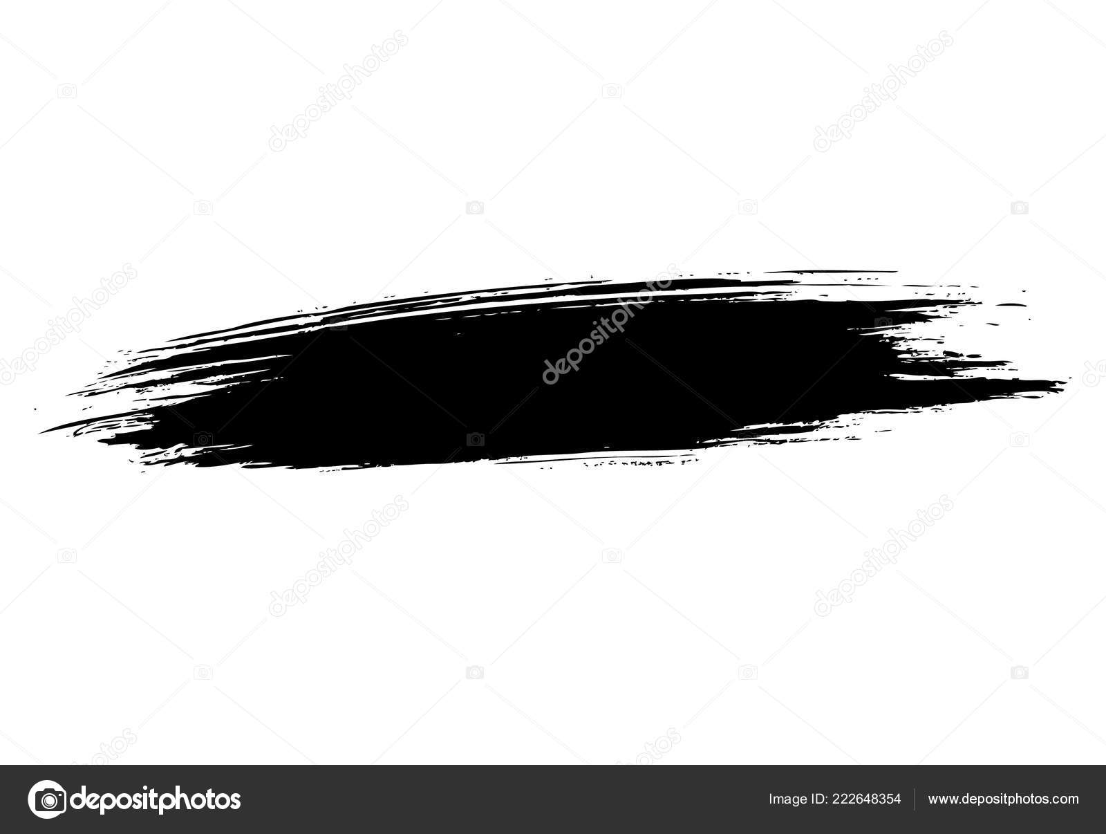 Línea Grunge Negro Aislado Sobre Fondo Blanco Vector de stock por ©Igor ...