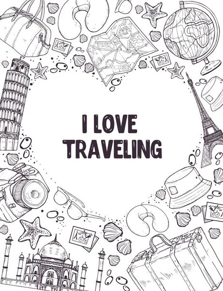 Love Traveling Vector Art Stock Images Depositphotos