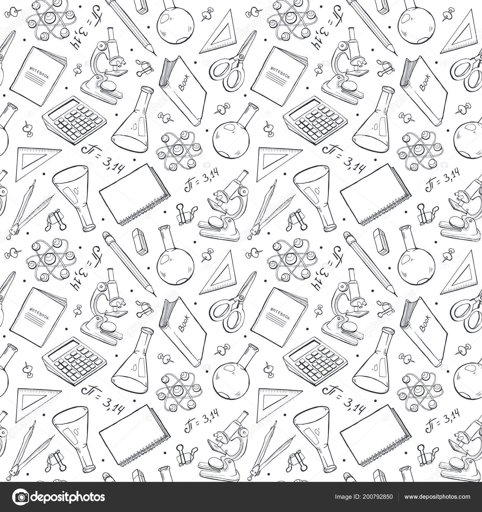 Back to school pattern Stock Vector by ©ollymolly 200792850