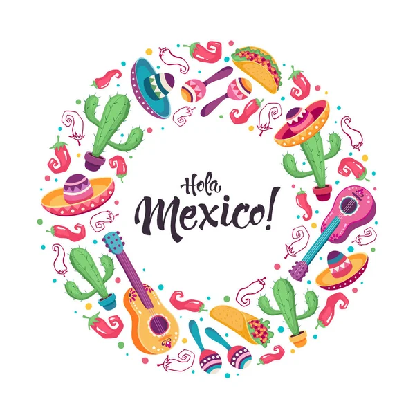 Viva mexico wording Stock Vector by ©ollymolly 167130610