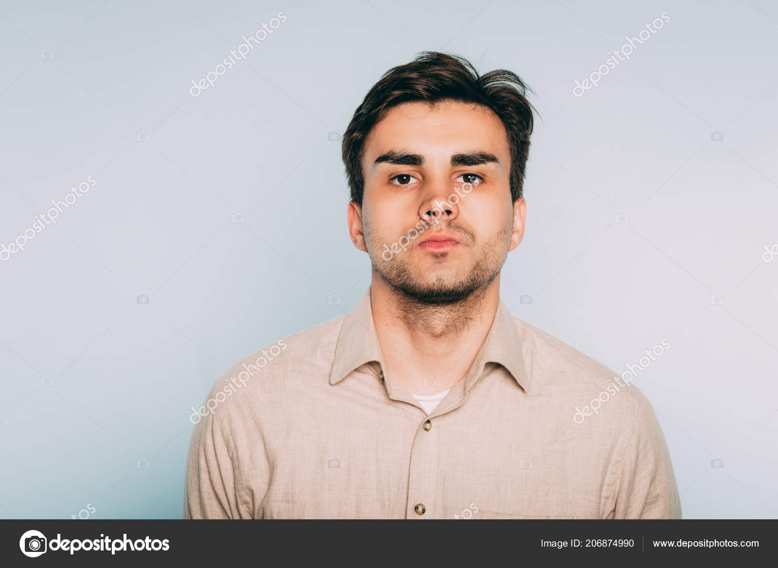 Self assertion arrogance insolent impudent man Stock Photo by ©golubovy ...
