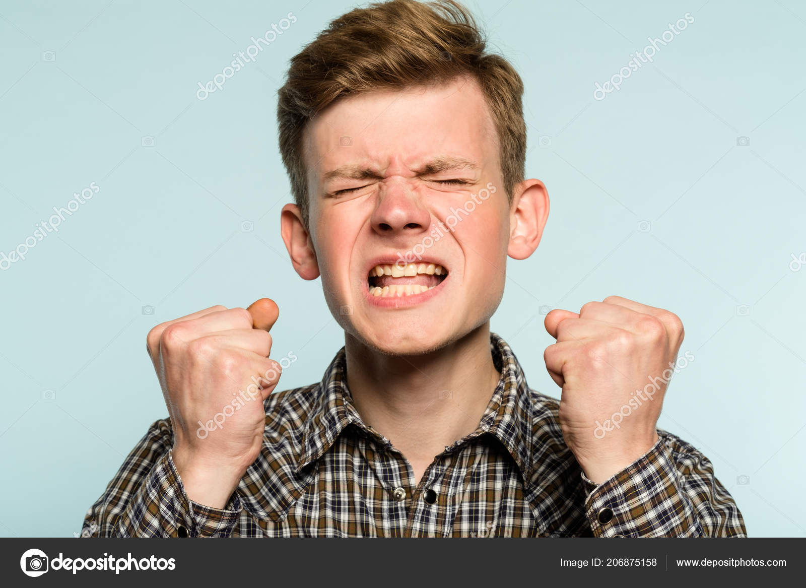 Anger rage hatred infuriated man baring teeth ⬇ Stock Photo, Image by ...