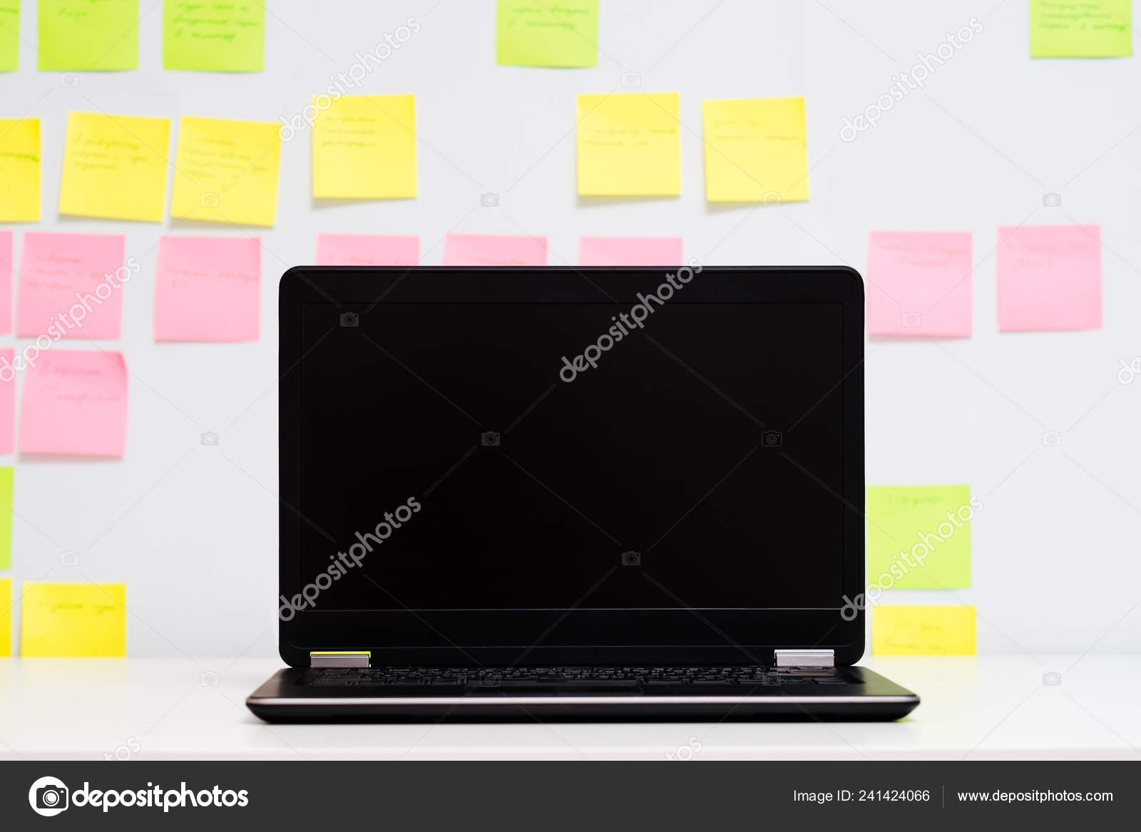 Day planning laptop schedule board background Stock Photo by ©golubovy ...