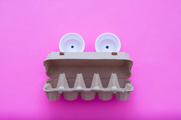 Waste management sorting recycling garbage monster Stock Photo by ...