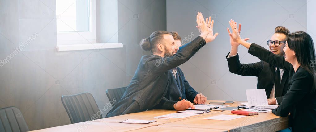 equipo de trabajo en equipo exitoso equipo profesional 2022