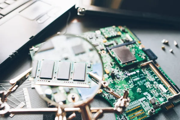 Laptop repair disassembled computer parts cpu Stock Photo by ©golubovy ...