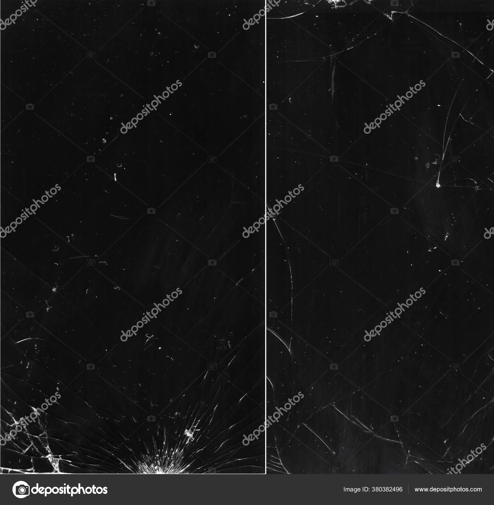 Cracked Tv Screen Texture