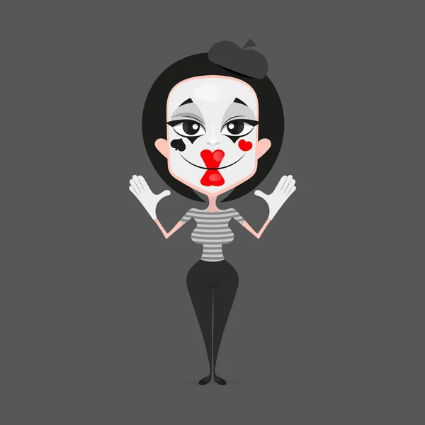 Mimo dibujo animado imágenes de stock de arte vectorial | Depositphotos