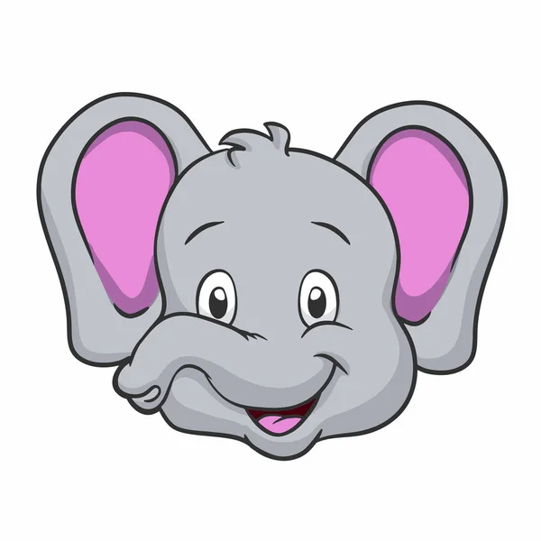 Elephant Face Clip Art
