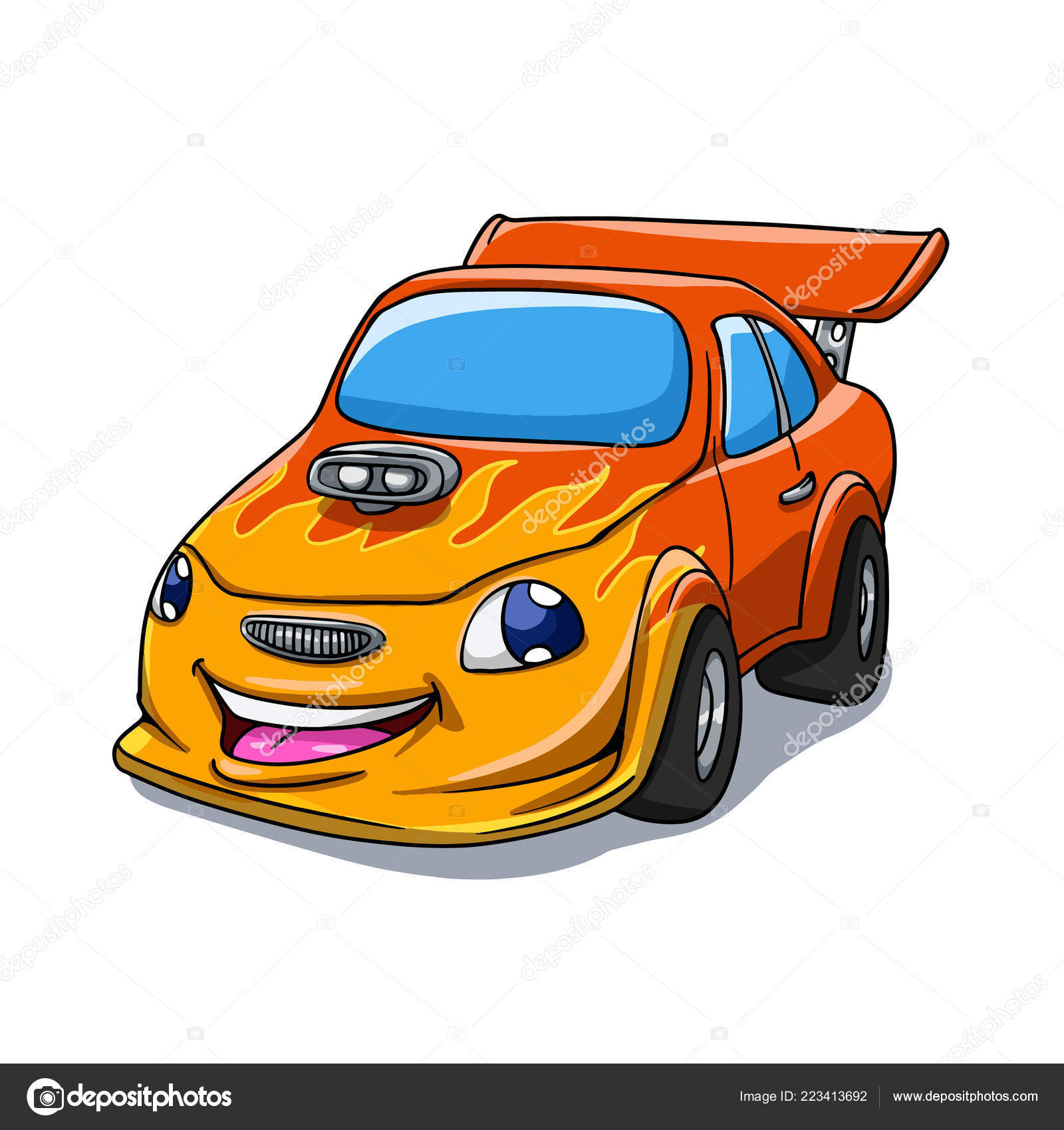 Cute Fast Car Clipart