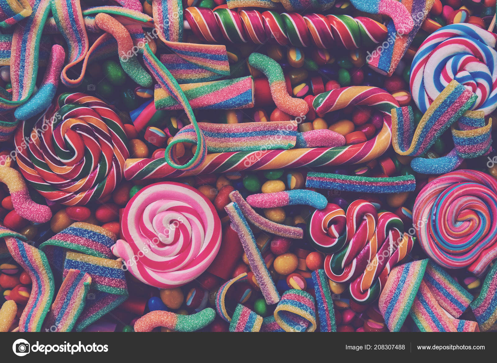 Rainbow Candy Wallpaper