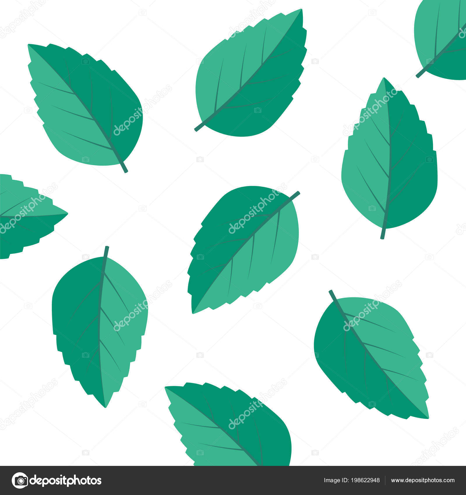Vector Menthol Healthy Aroma Mint Leaves Vector Logo Stock Vector Image ...