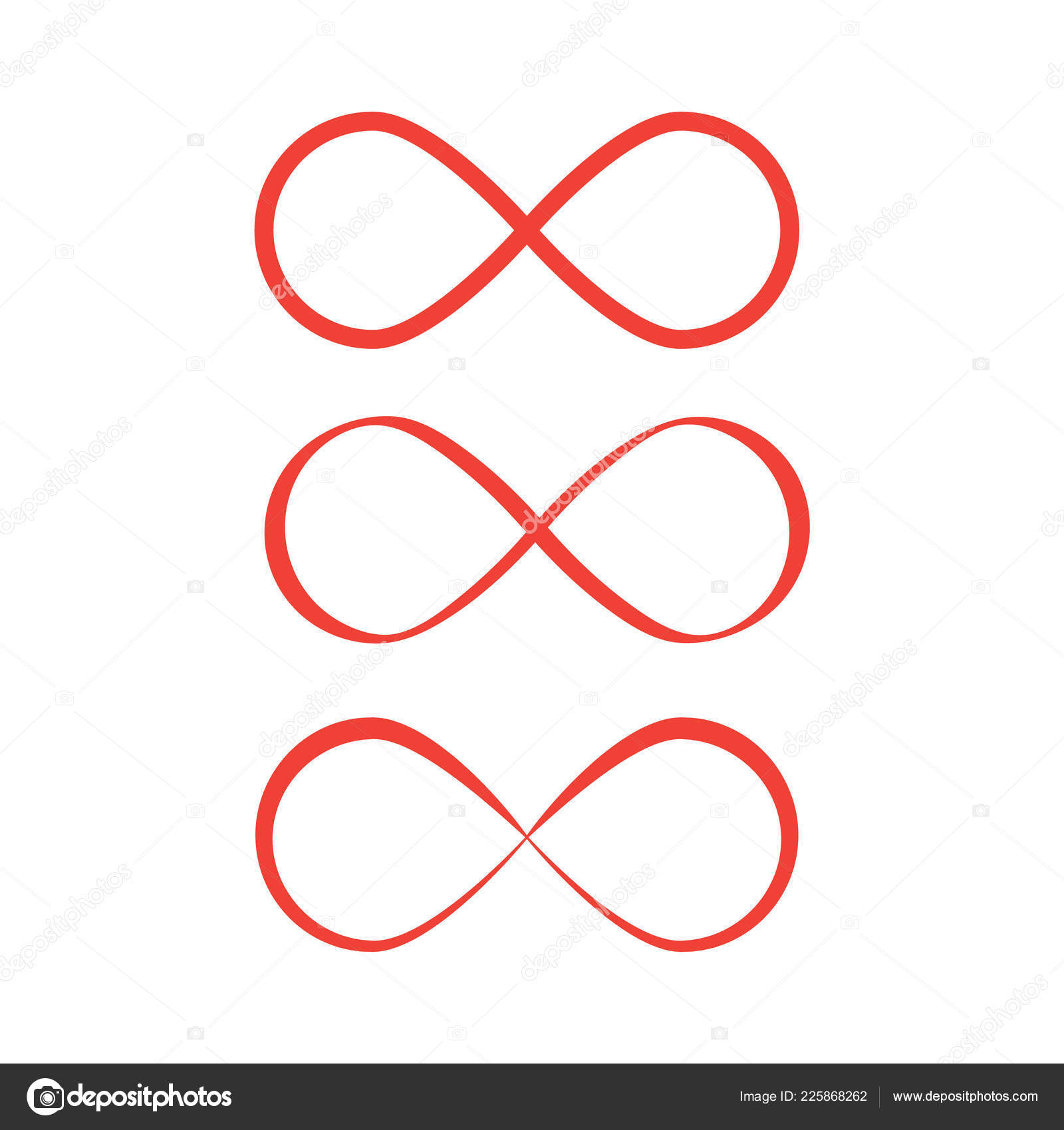 Mobius Loop Infinity Vector Loop Icon Infinity Symbol Stock Vector by ©myub 225868262