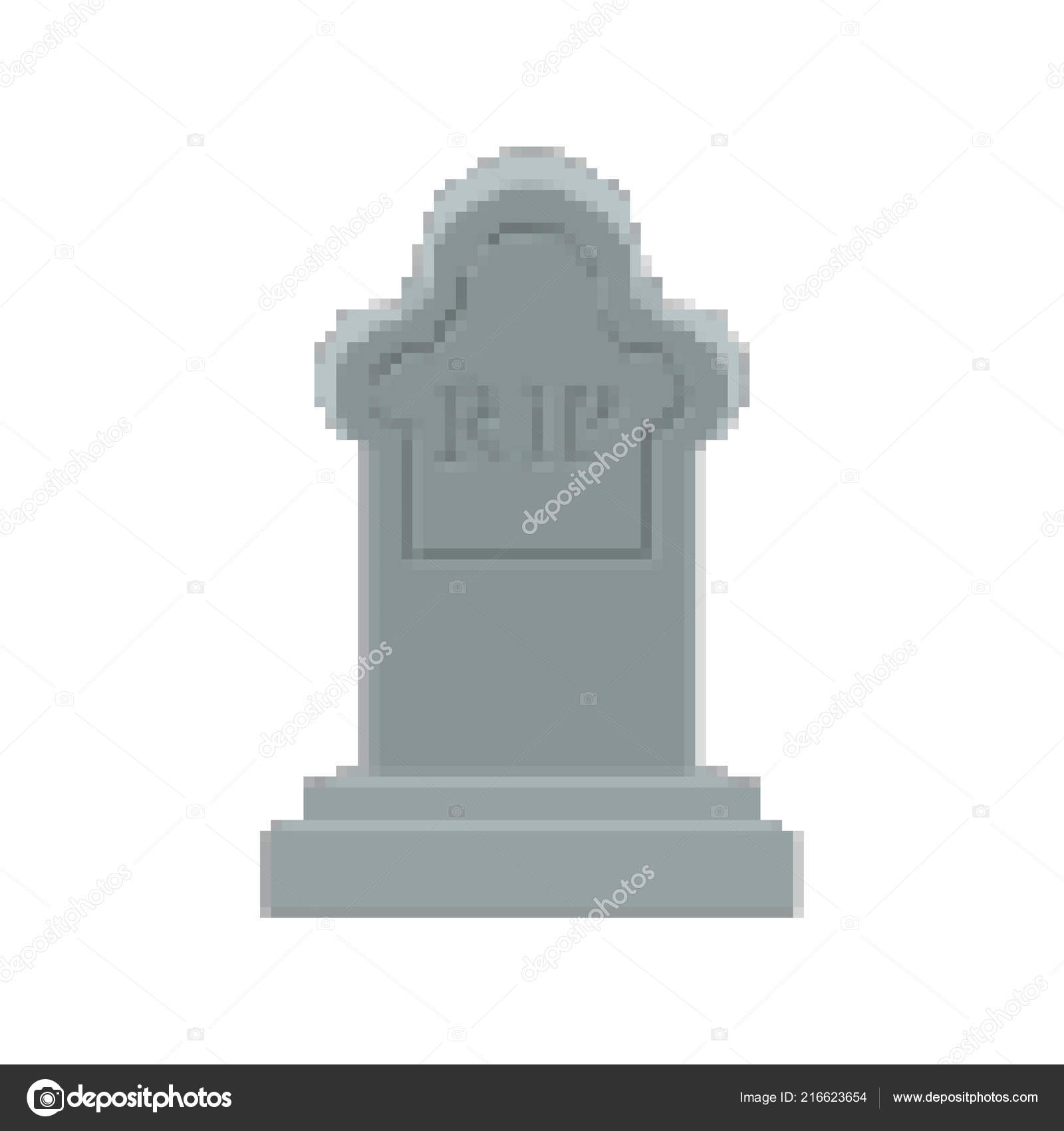 Rip Pixel Art Túmulo Bits Gravestone Halloween Ilustração Vetor ... Rip Pixel Art Túmulo Bits Gravestone Halloween Ilustração Vetor ...