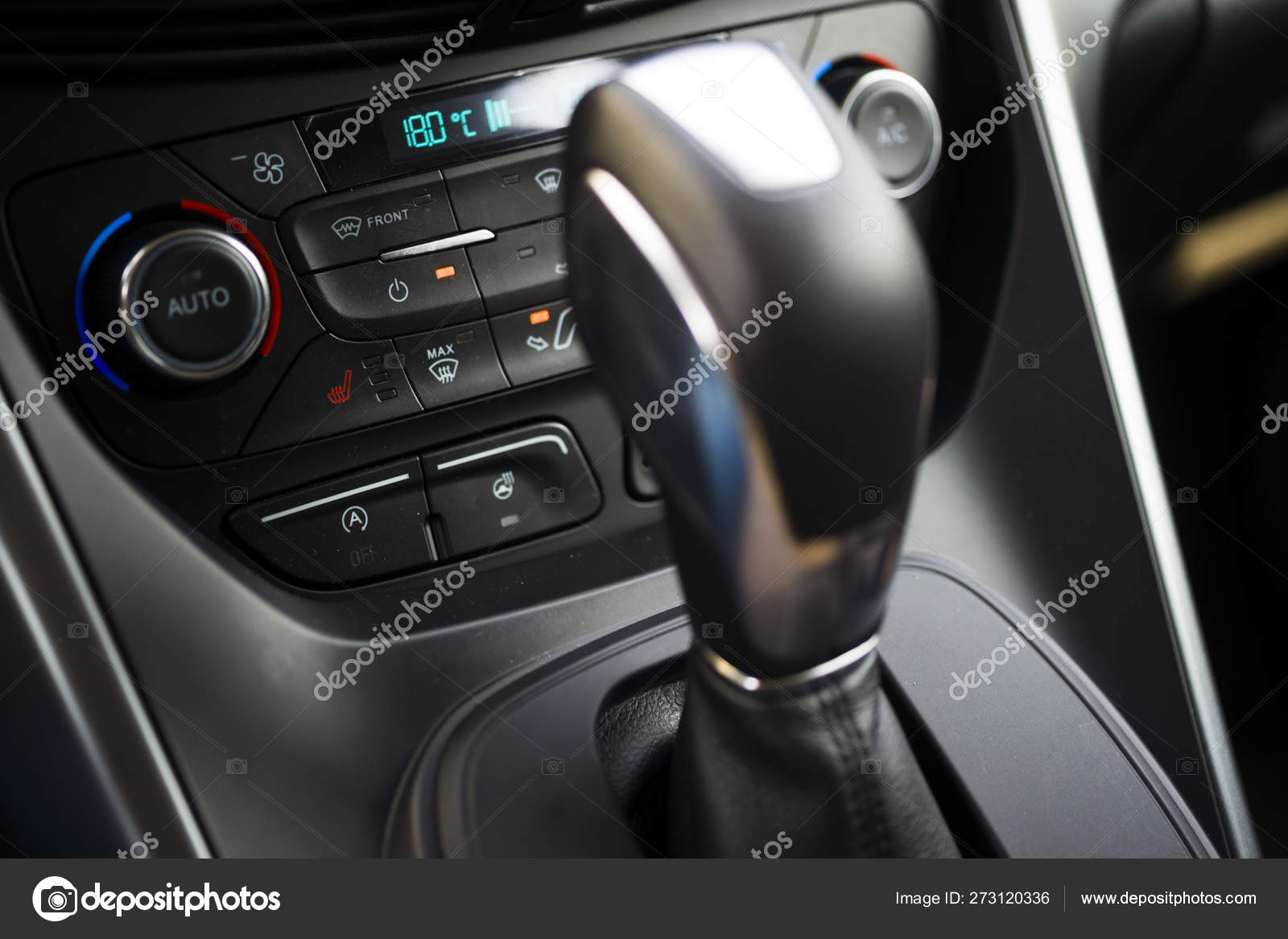 Car Interior Driver Side View. Modern Car Interior Design — Stock Photo ...