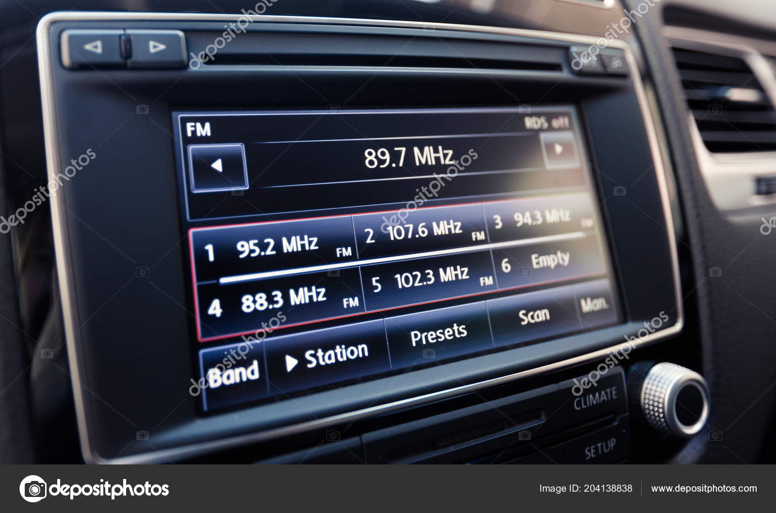 Smart Multimedia Touchscreen System Automobile ⬇ Stock Photo, Image by ...