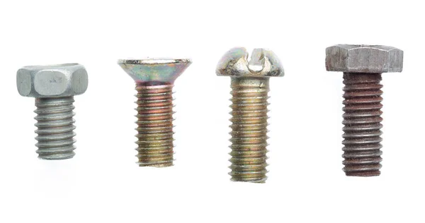 Metal Bolt Isolated White Background Stock Photo by ©Fotofabrika 301618324