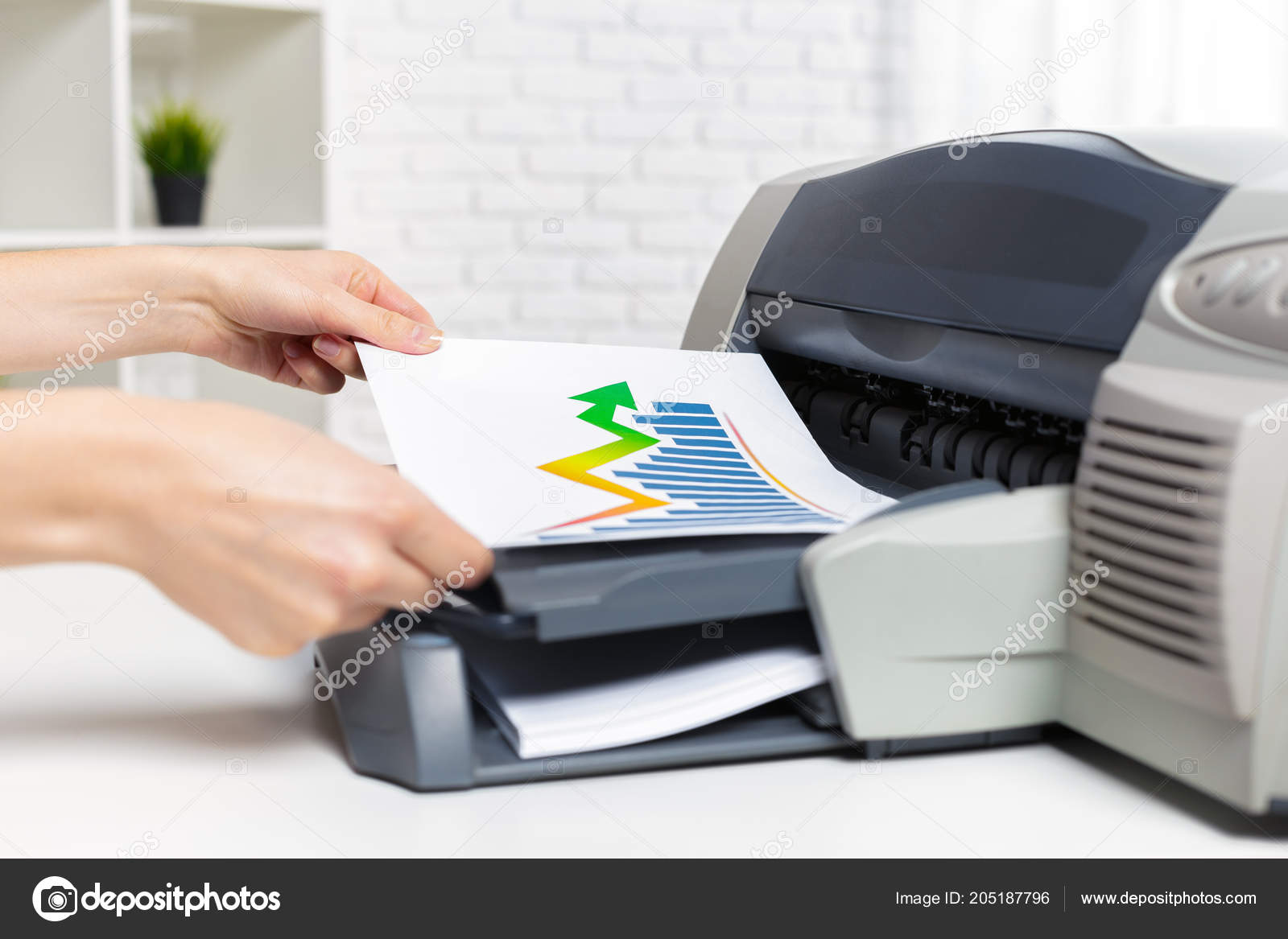 Printer Office Background Close Stock Photo by ©Fotofabrika 205187796