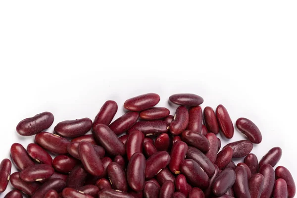 Judías Rojas Aisladas Sobre Fondo Blanco — Foto de stock #205462140 ...