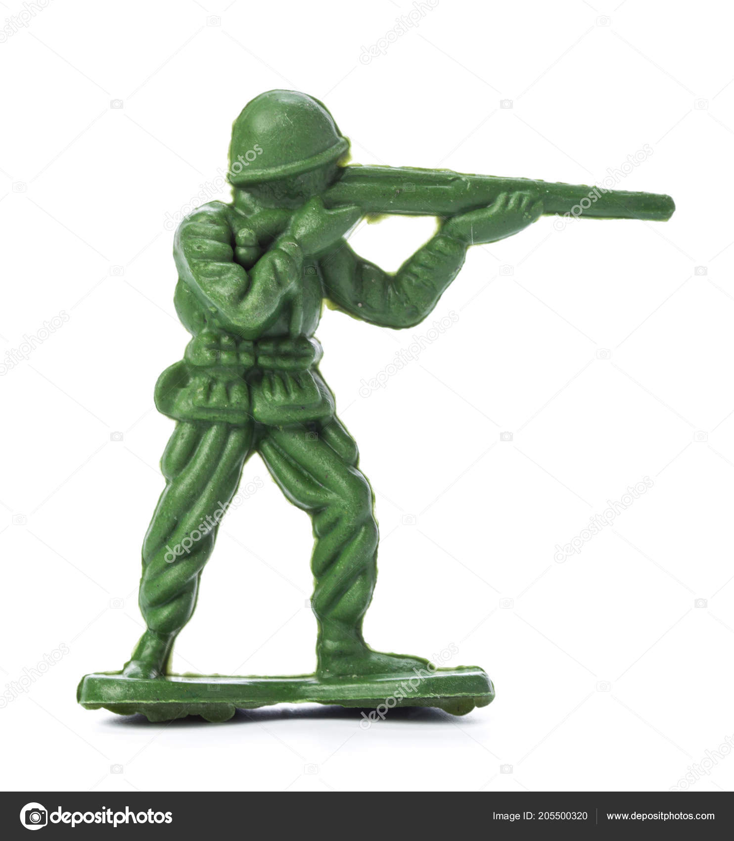 Toy Soldier Isolated White Background Stock Photo by ©Fotofabrika 205500320