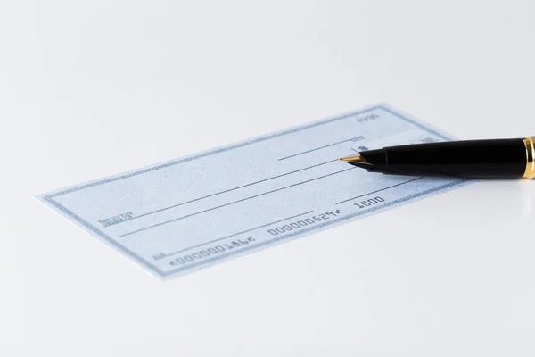 Cheque Pen Close Stock Photo by ©Fotofabrika 208959384