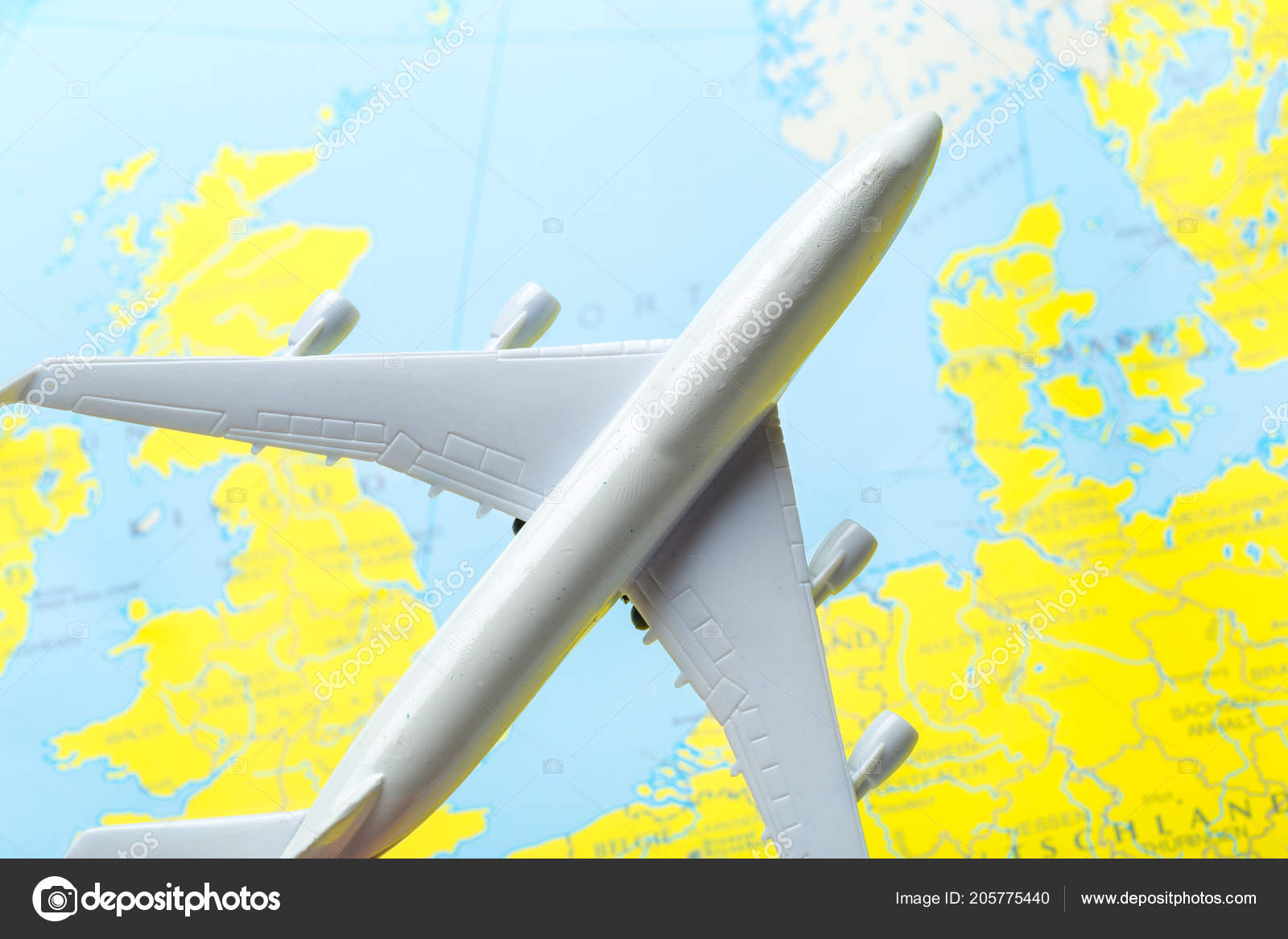 Miniature Passenger Aircraft Flying Map Stock Photo by ©Fotofabrika ...
