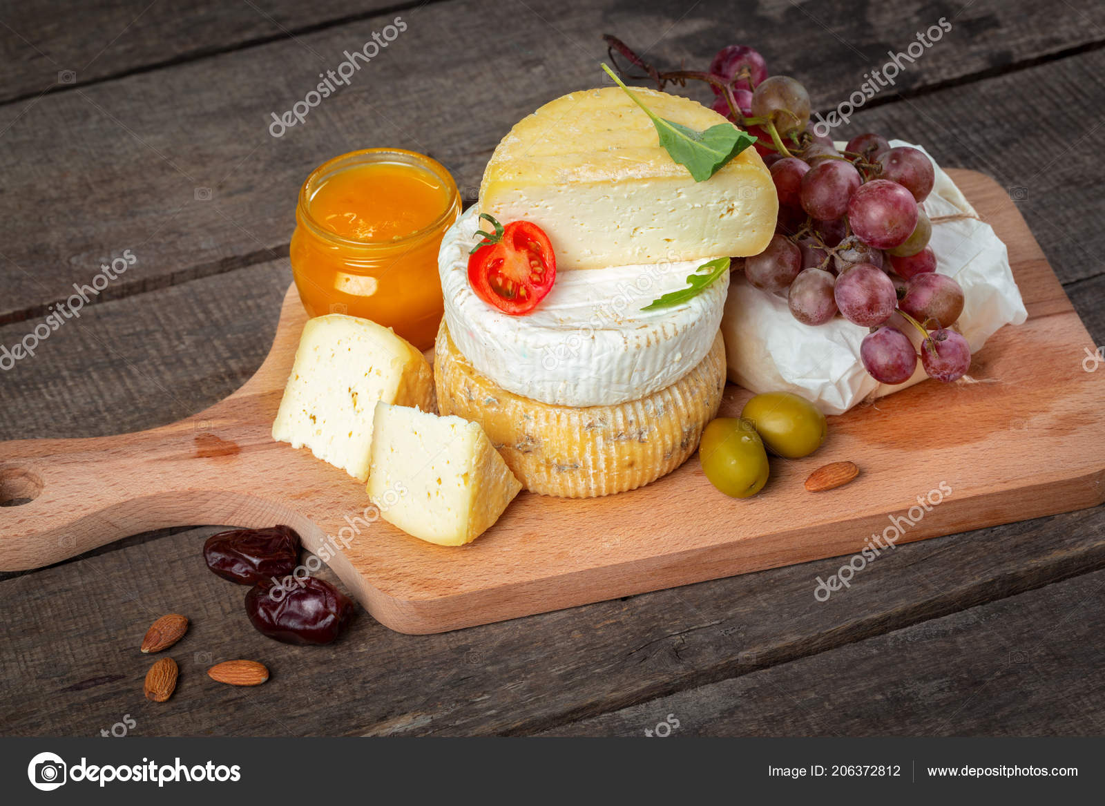 Cheese Wooden Table — Stock Photo © Fotofabrika #206372812