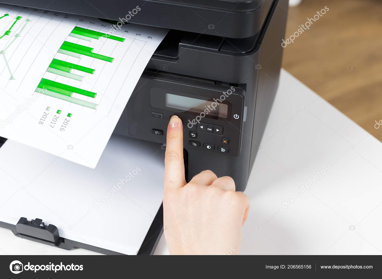 Printer Office Background Close Stock Photo by ©Fotofabrika 206565156