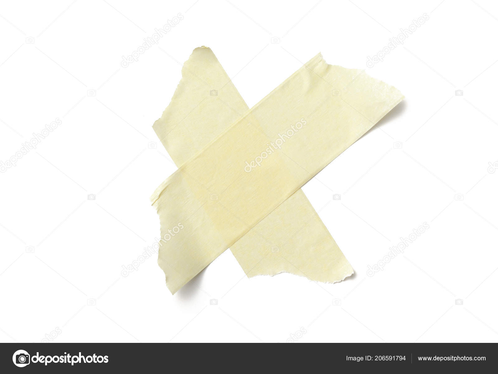Collection Various Adhesive Tape Pieces White Background Stock Photo by ...