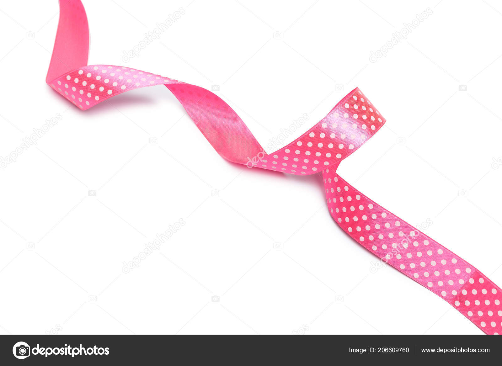 Shiny Ribbon Isolated White Background — Stock Photo © Fotofabrika ...