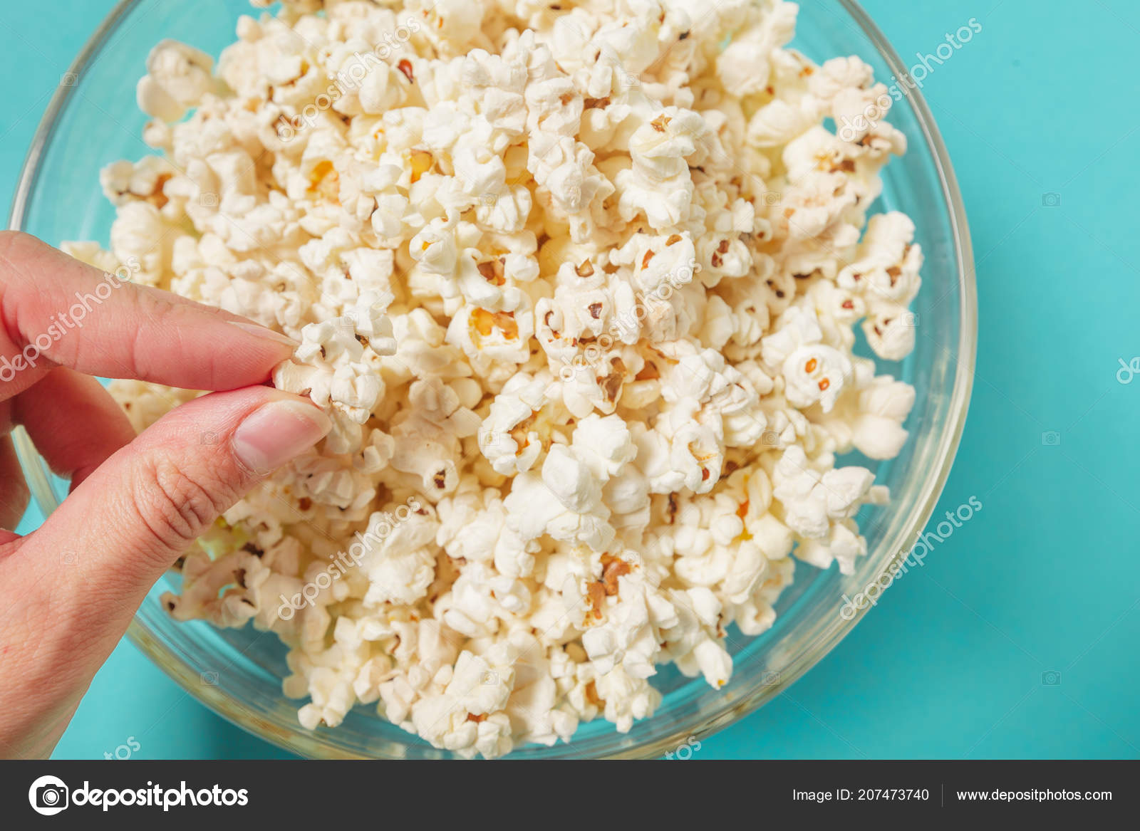 Popcorn Color Background Stock Photo by ©Fotofabrika 207473740