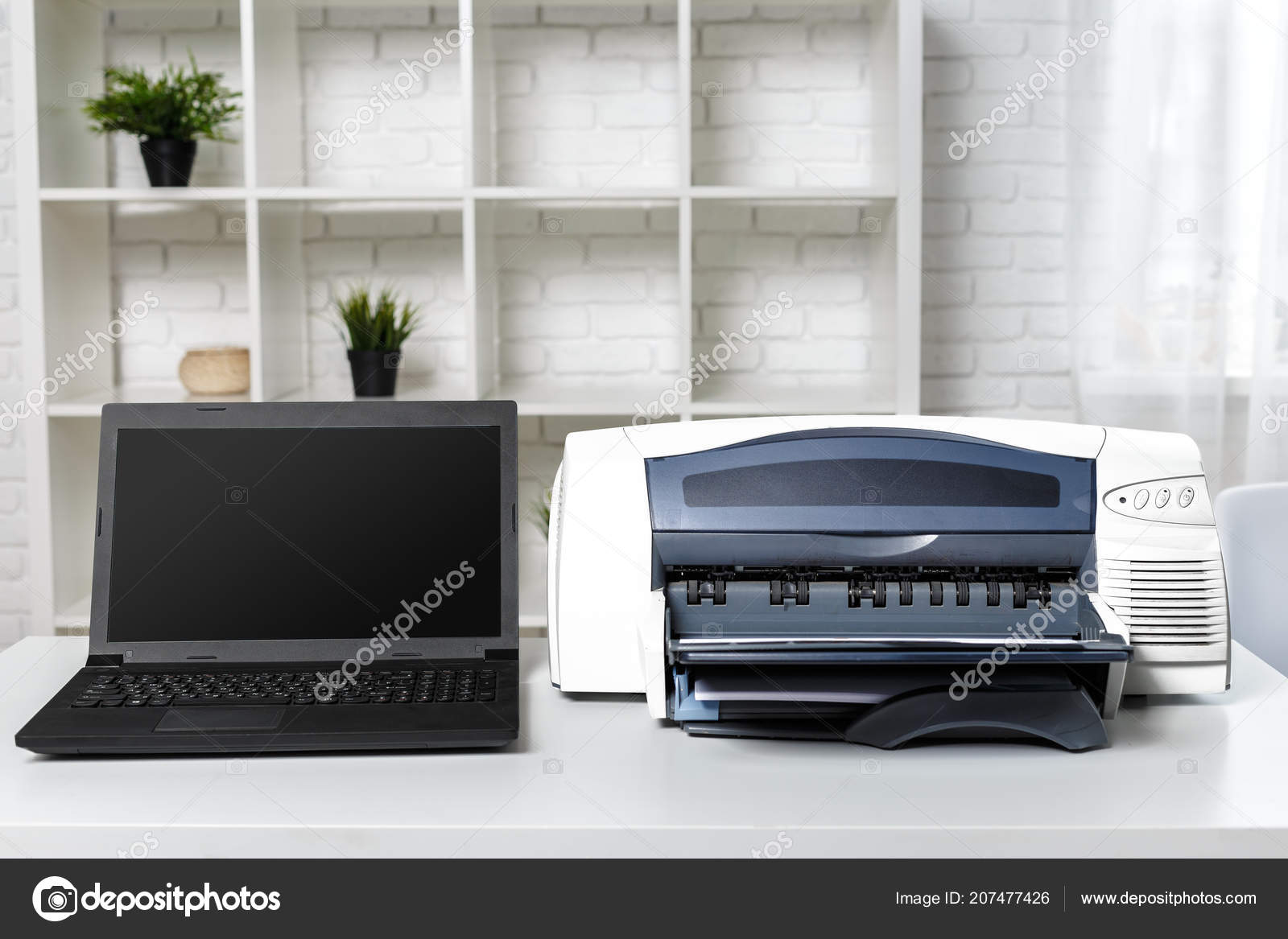 Printer Office Background Close Stock Photo by ©Fotofabrika 207477426