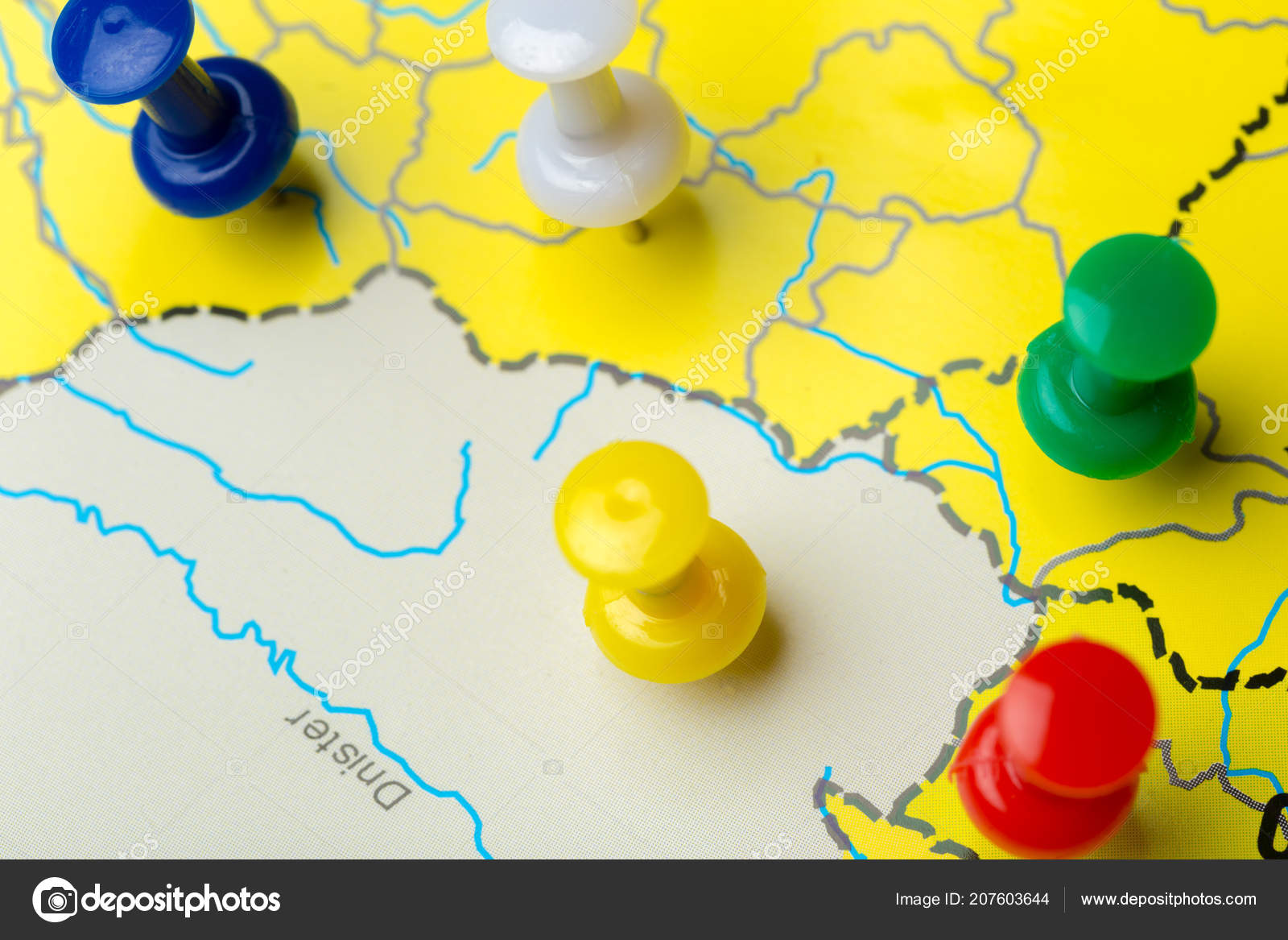 Travel Destination Points Map Stock Photo by ©Fotofabrika 207603644