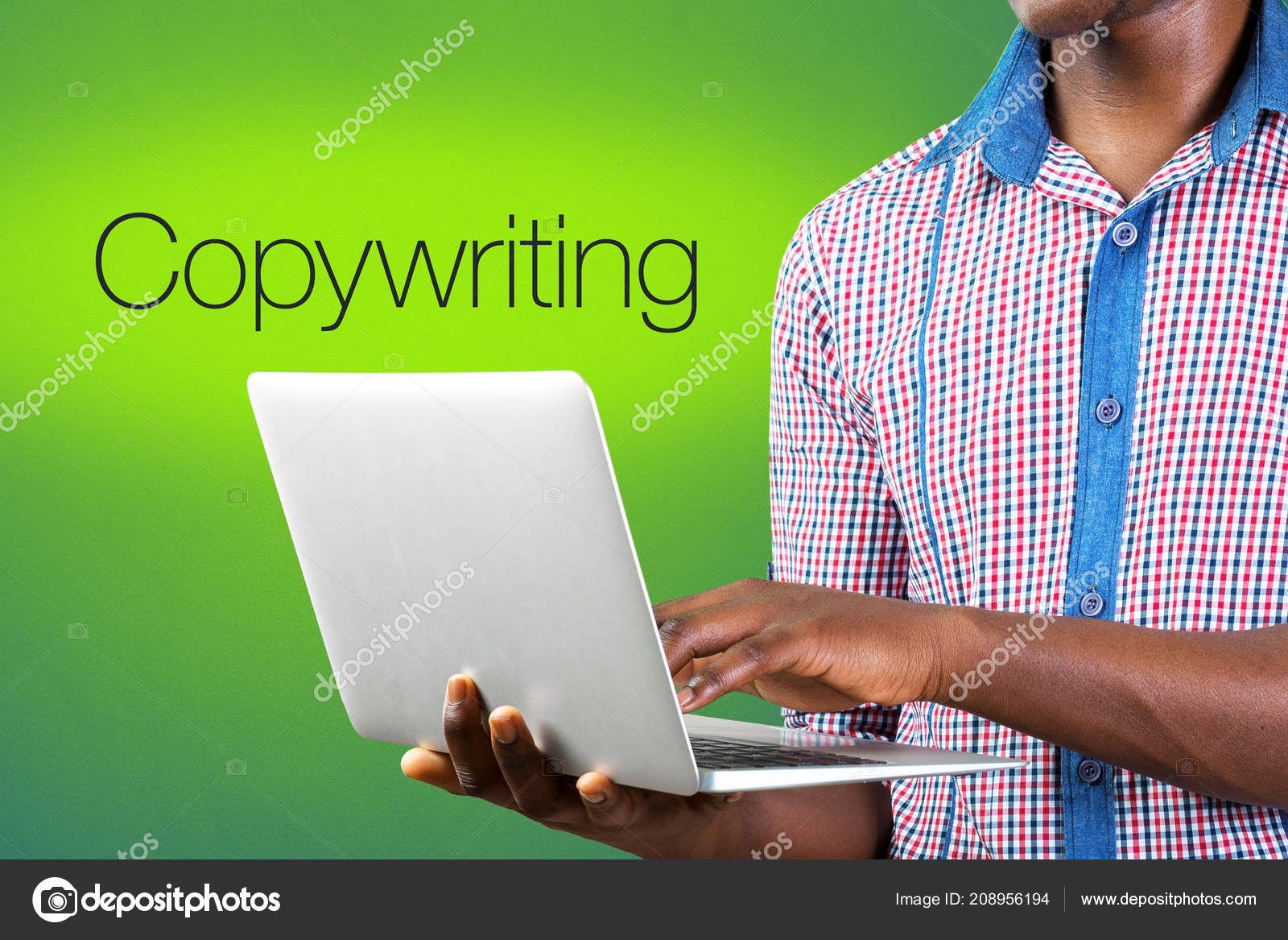 Man Typing Laptop Copywriting Background Stock Photo by ©Fotofabrika ...