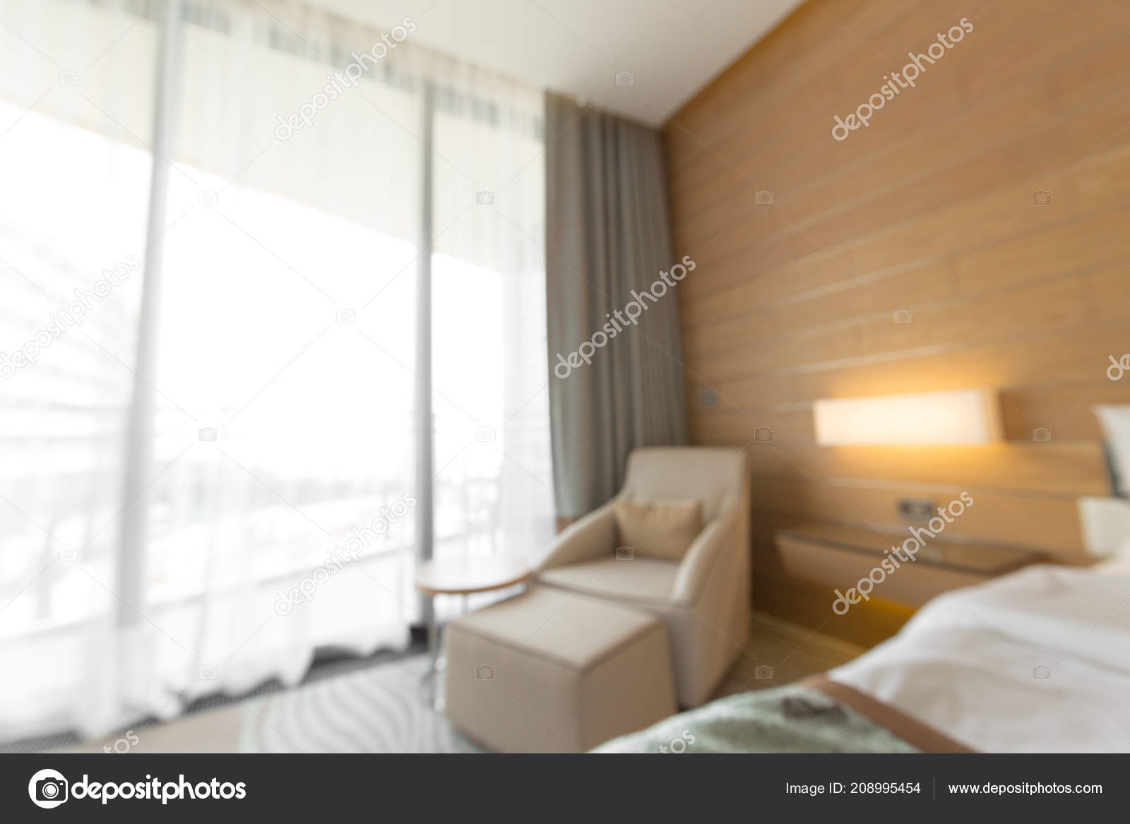 Blurred Hotel Room Background Stock Photo by ©Fotofabrika 208995454