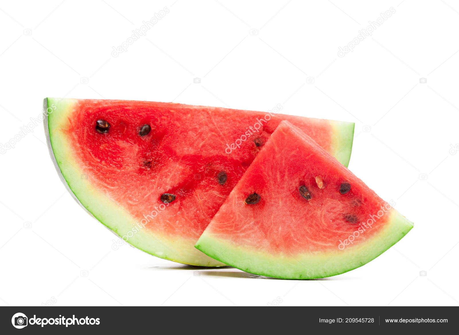 Slice Watermelon White Background Stock Photo by ©Fotofabrika 209545728