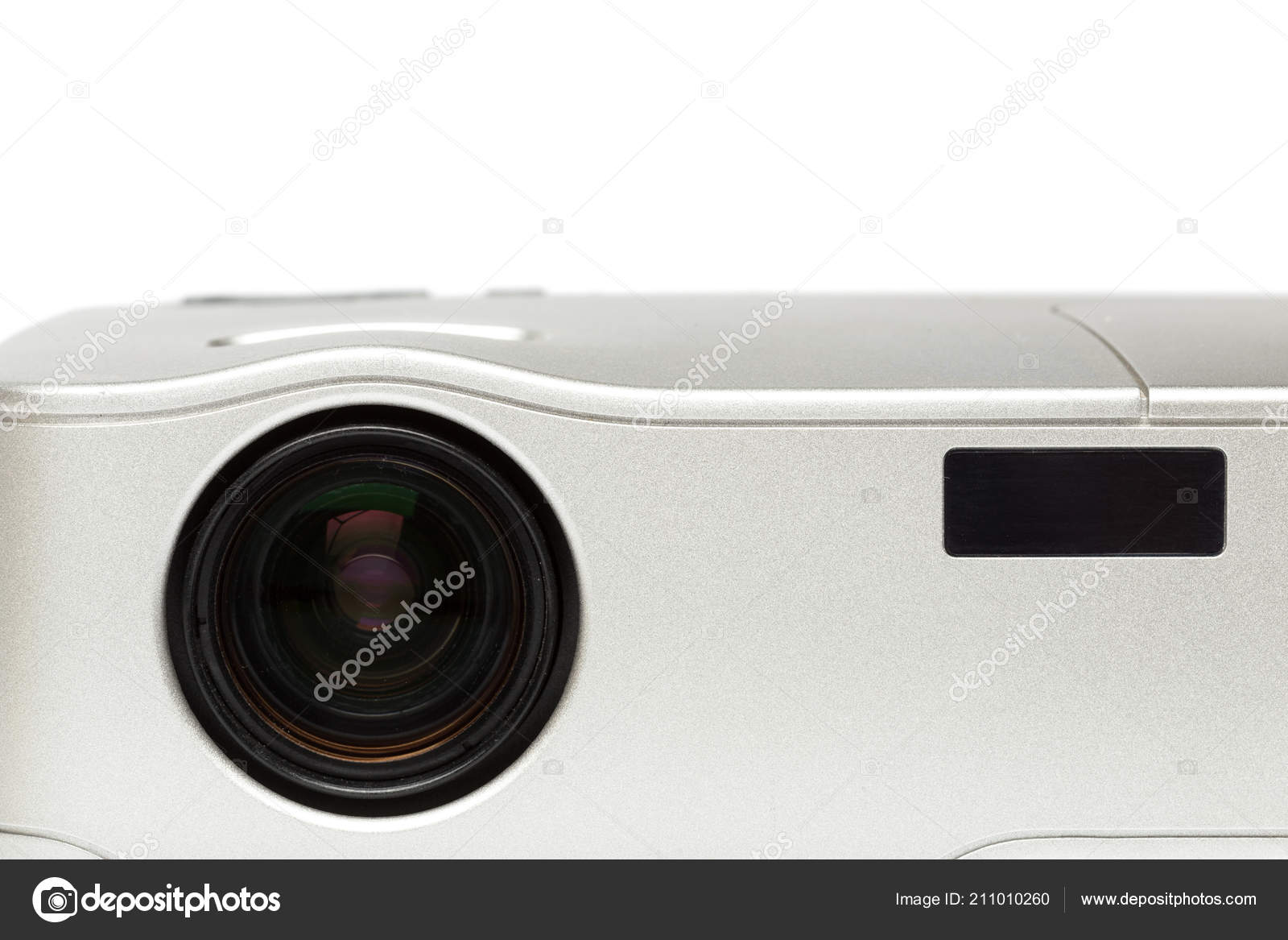 Close Projector Multimedia White Background — Stock Photo © Fotofabrika ...