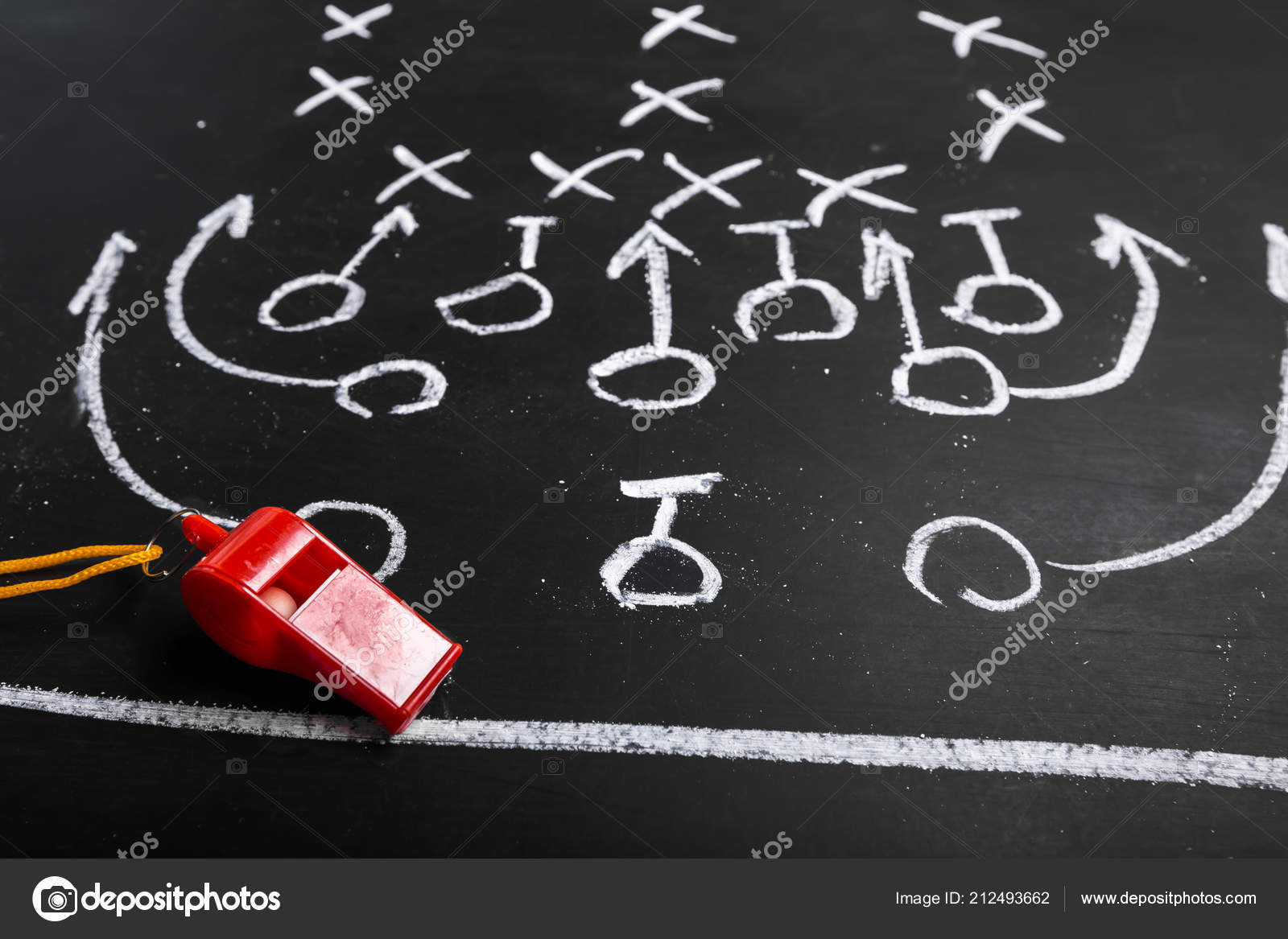 Soccer Plan Chalk Board Formation Tactic — Stock Photo © Fotofabrika ...
