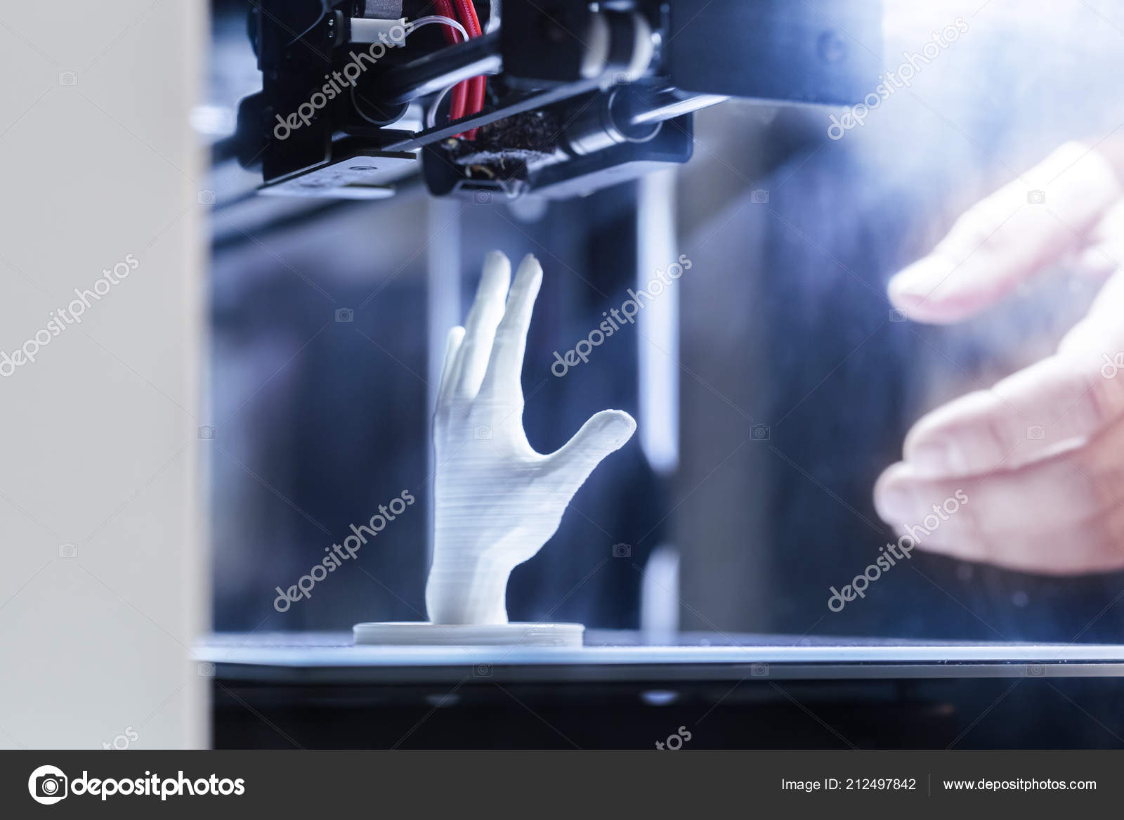 Printing Progress Innovation Technologies Concept — Foto de stock ...