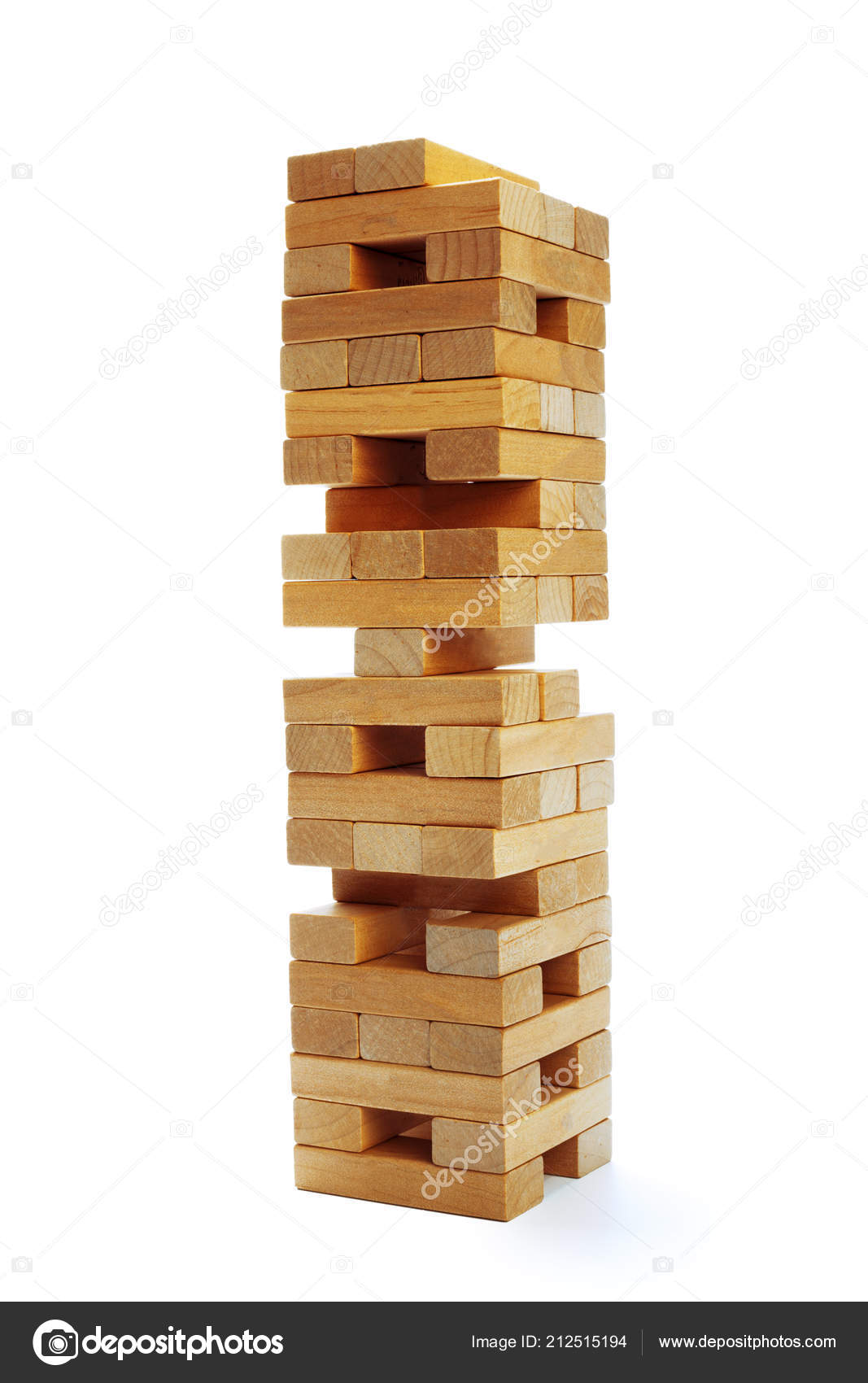 Building Collapse Game Isolated White Background — Stock Photo ...