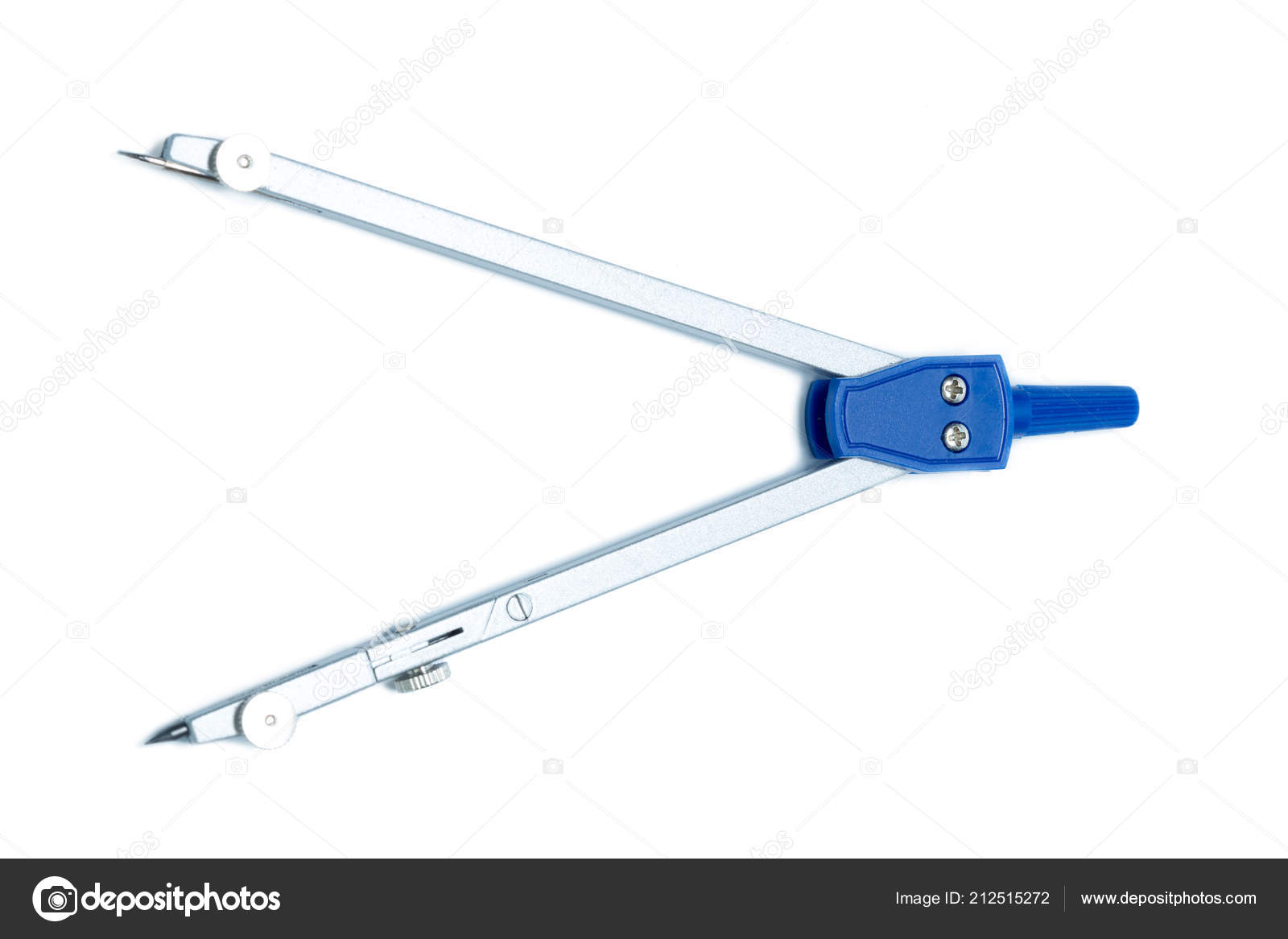 Engineering Dividers Tool Isolated White Background Stock Photo by ...