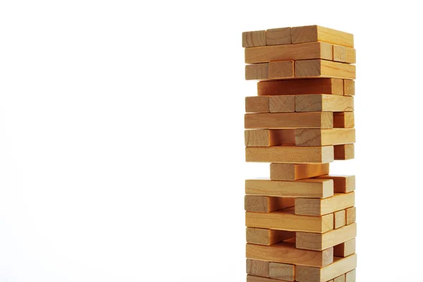 Building Collapse Game Isolated White Background — Stock Photo ...