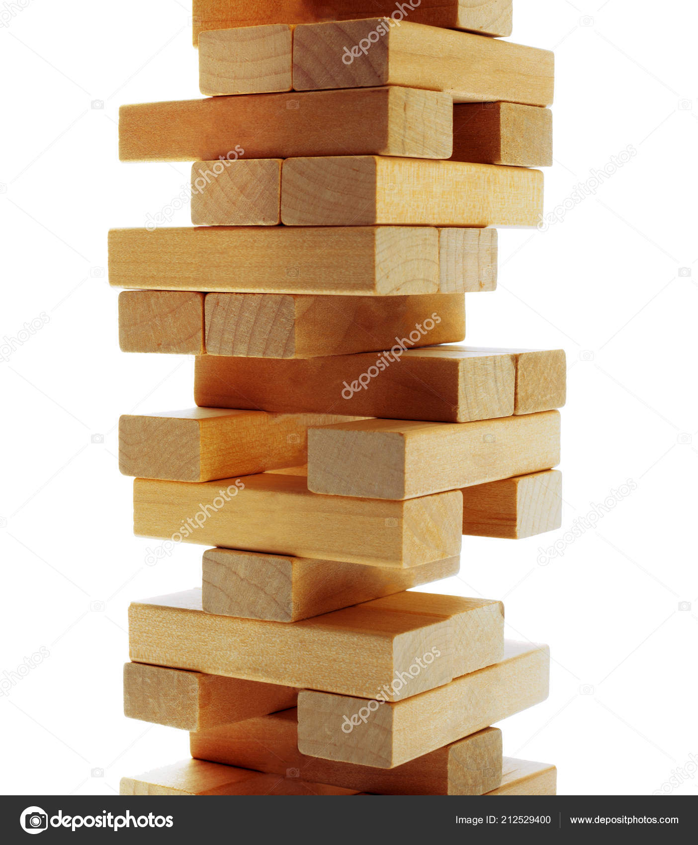 Building Collapse Game Isolated White Background — Stock Photo ...