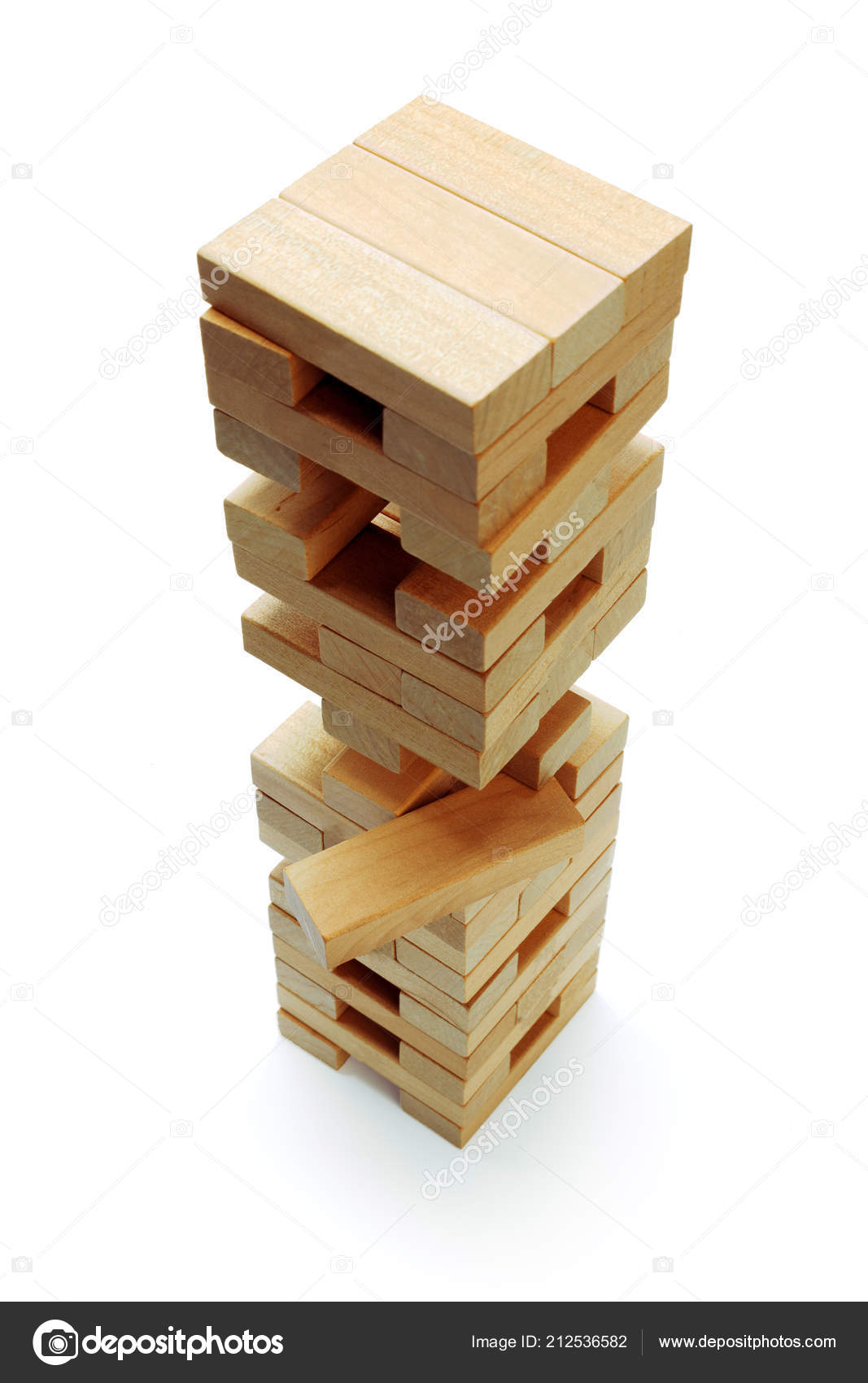 Building Collapse Game Isolated White Background — Stock Photo ...
