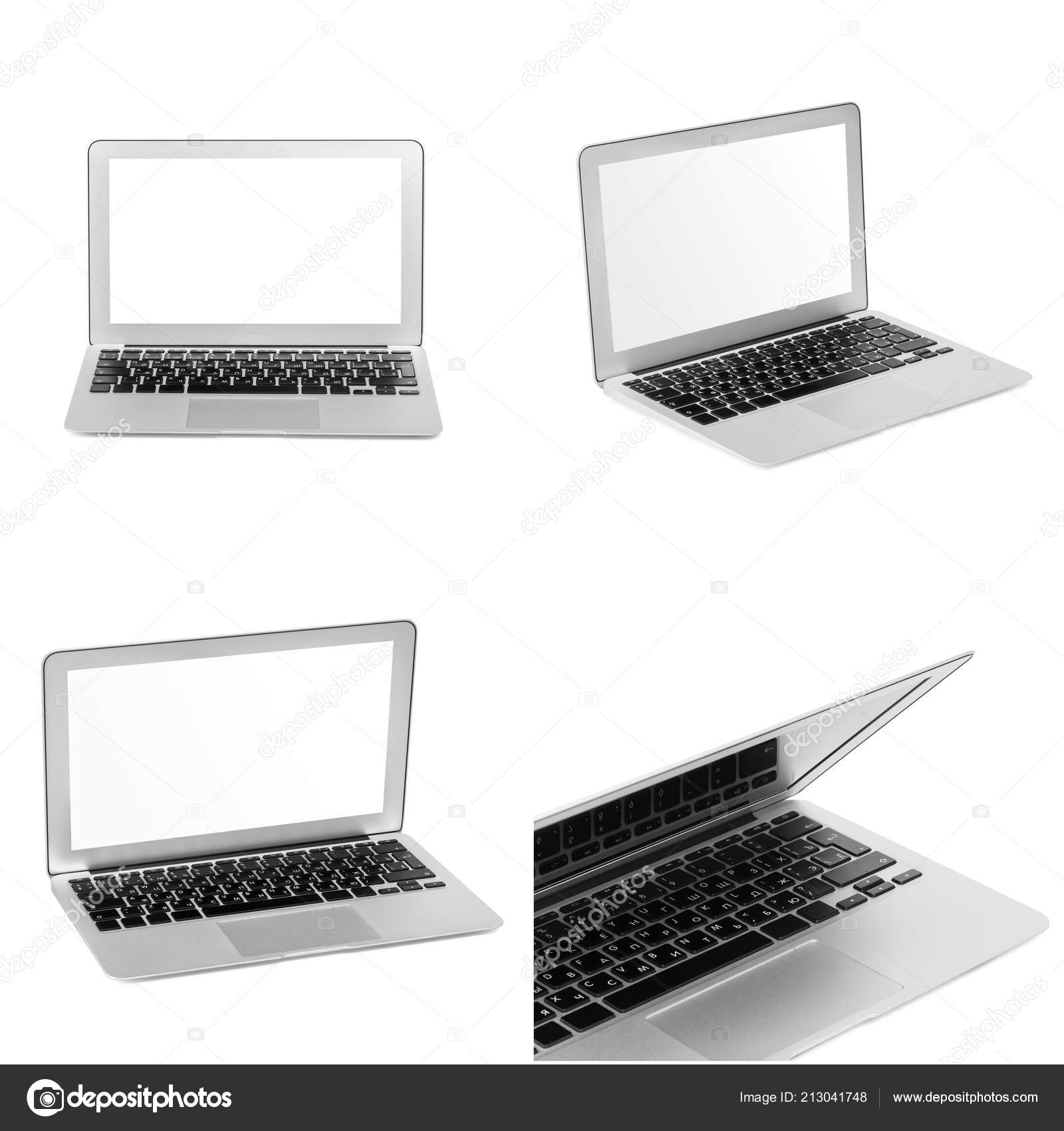 Laptop Computer White Screen — Stock Photo © Fotofabrika #213041748