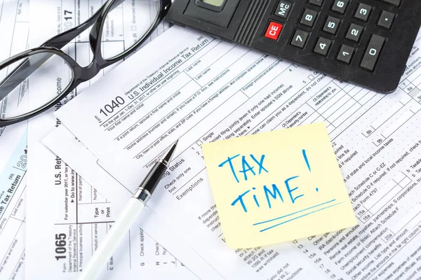 Close Tax Forms Background — Stock Photo © Fotofabrika #207473542